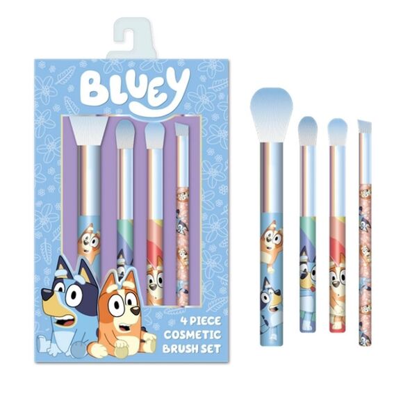 Taste Beauty | Makeup | Taste Beauty X Bluey 4pc Cosmetic Brush Set ...